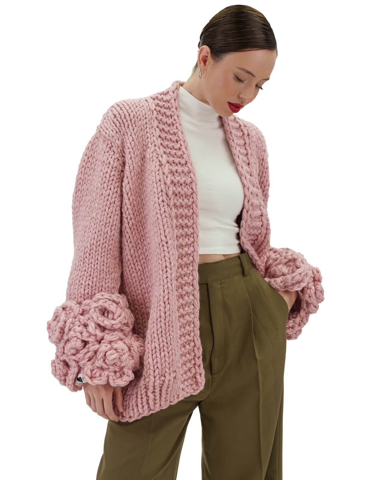 Floral Sleeves Cardigan – Mumshandmade