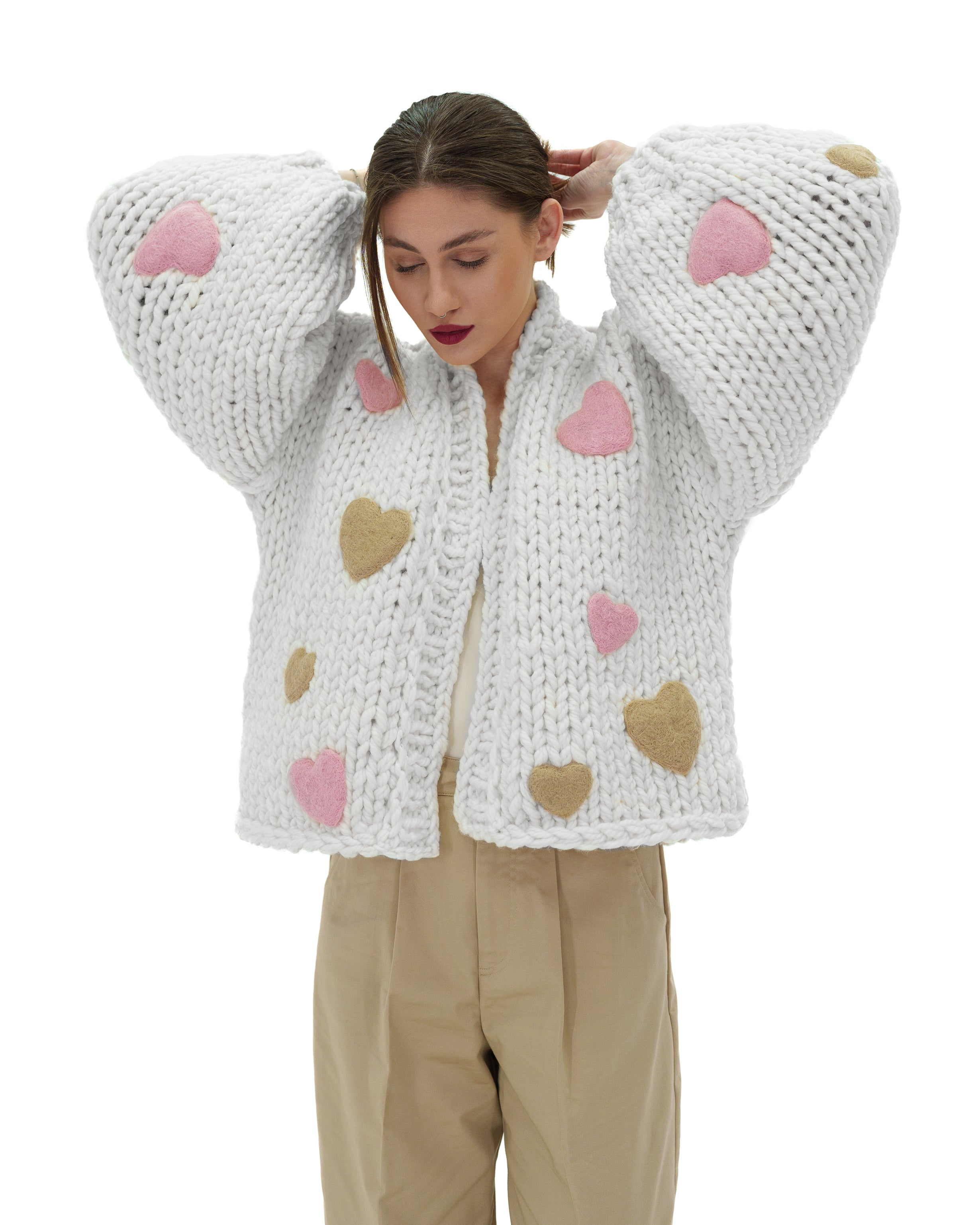 Hearts Cardigan – Mumshandmade
